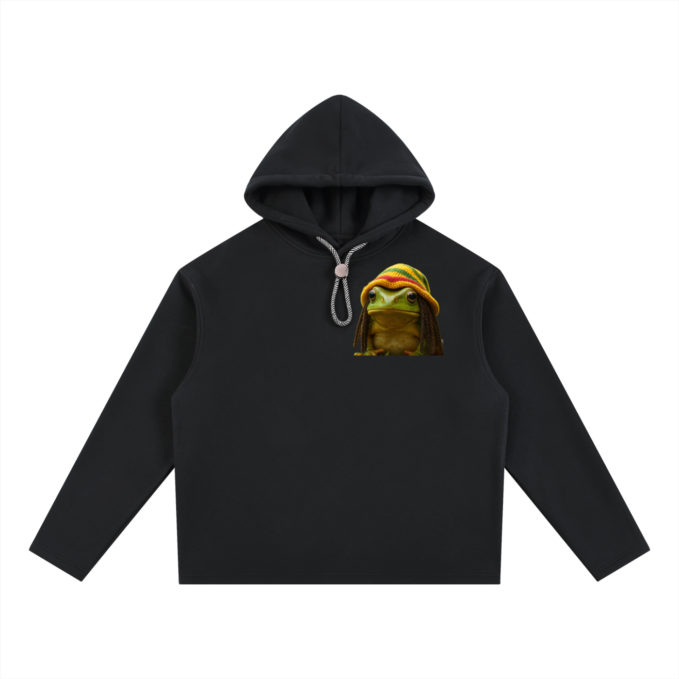 Ribbit 69 Yin Yang Twin Tadpoles Oversized Fleece Hoodie – RibbitRiddim.com